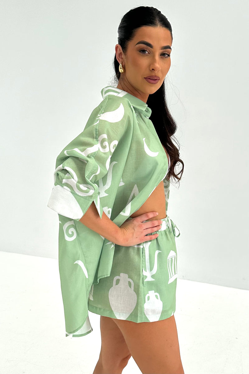 SAGE MOON LINEN SET – SeaCycleSwim